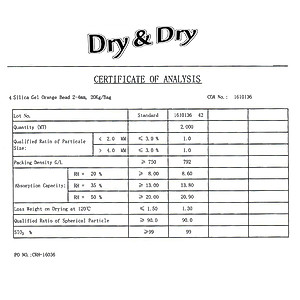 Dry & Dry" [1 Quart Premium Orange Indicating Silica Gel Desiccant Beads(Industry Standard 3-5 mm) - Rechargeable Silica Gel Beads(2 LBS)