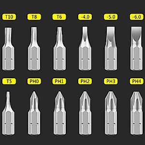 VekkEr Security Screwdriver Set,Mini Screwdriver Set,13 in 1 Professional Magnetic Ratchet Screwdriver Set with Bits Stand 180 ° Rotation Portable Repair Screwdriver Kit