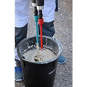 COLLOMIX Universal Mixing Paddles - MKD Series 8.3" Double Mud Mixer Drill Bit Set also for Concrete, Mortar, Epoxy and All Other Materials & HEXAFIX connection - MKD140HF