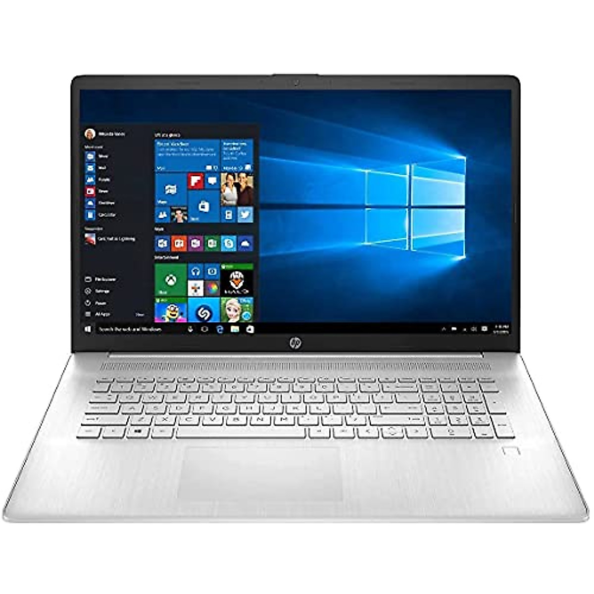 HP Premium 17 Laptop, 17.3" HD+ 6-Core Touchscreen, AMD Ryzen 5 5500U Radeon Graphics, 16GB RAM, 512GB SSD+1TB HDD, WiFi, HDMI, Fingerprint Reader, Webcam, Windows 10 Home,W/ 9H HDMI Cable