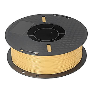 3D Printer Roll Filament, High Accuracy Consumables 1kg Spool 1.75mm PLA Print Filament for Industrial Devices(Gold)