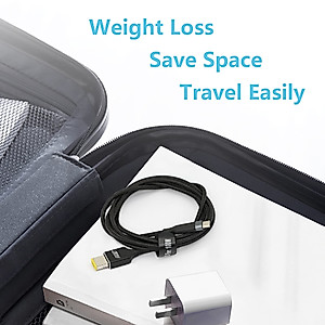 CERRXIAN 6.5ft 100W PD USB Type C Male Input to Slim tip Male Power Charging Cable for ThinkPad X1 Carbon T470s T470 T460 T460s T450 T450s(Square-100W)