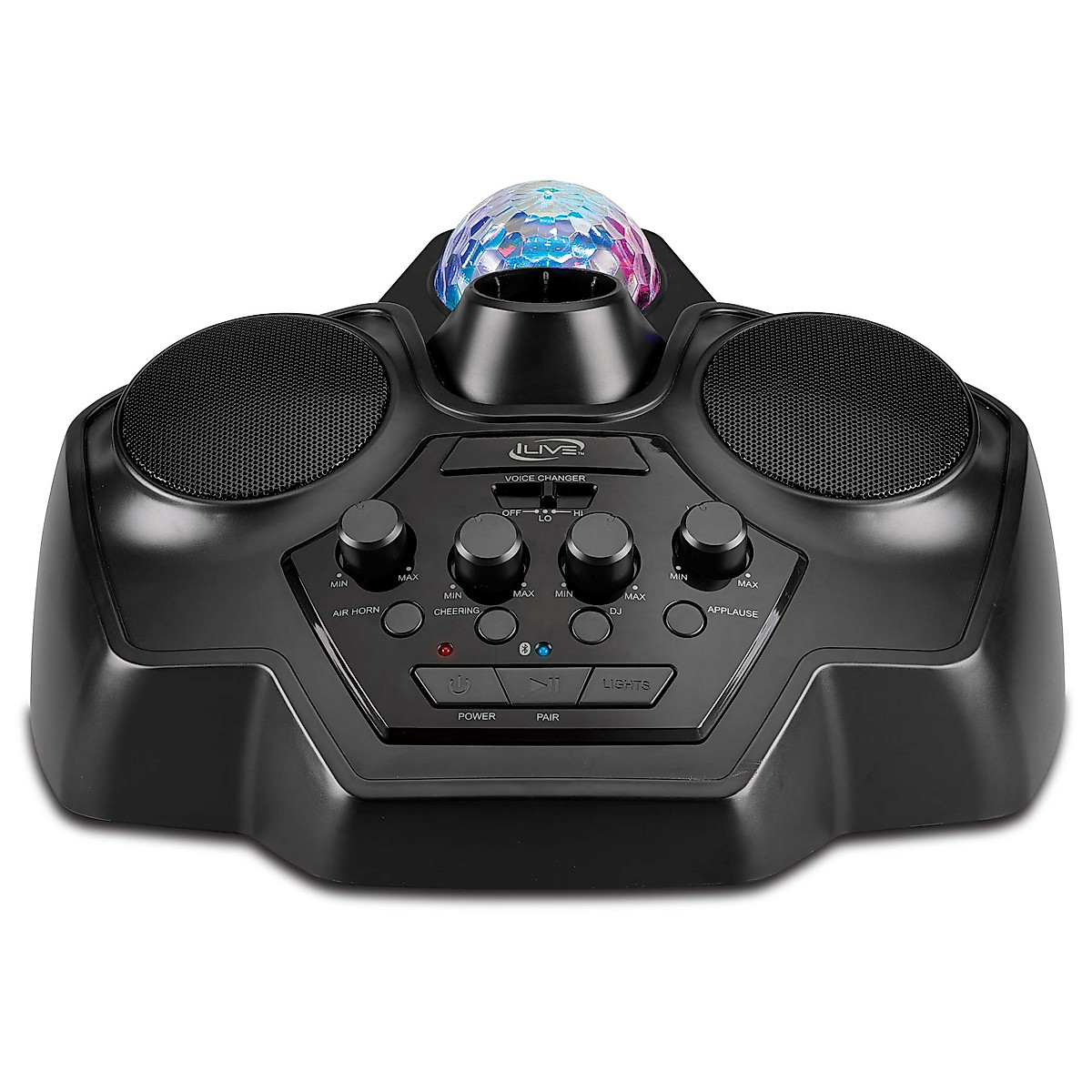 iLive IJBS90B Karaoke Singing Stand, Bluetooth, Adjustable Height, Includes 1 Microphone