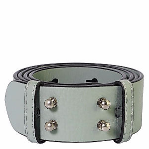 Burberry The Medium Ladies Belt Bag Grainy Leather Belt-Grey Blue