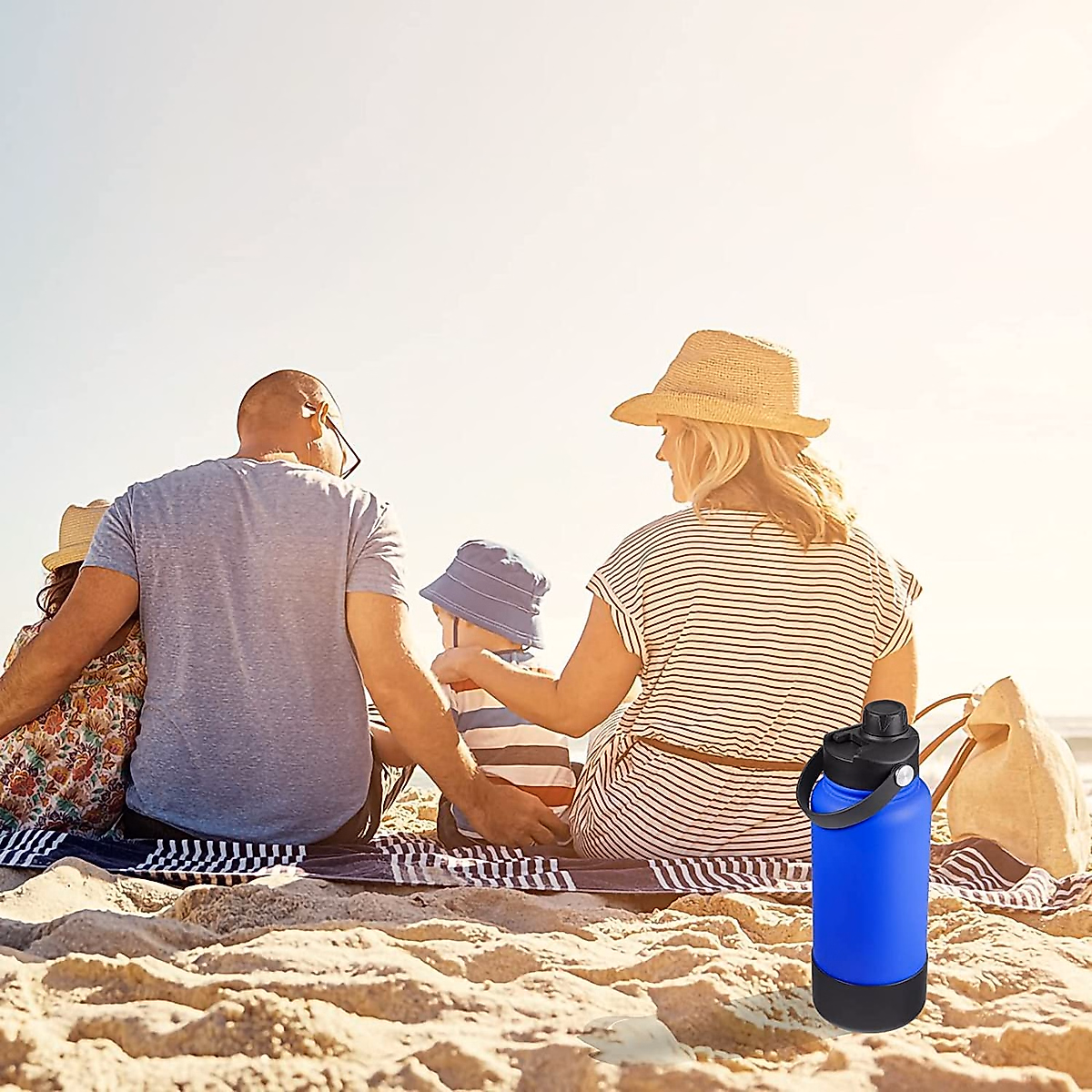 Lid for Hydroflask, Spout lid for 32 oz 40 oz Wide Mouth Hydro Flask, Cap for Water Bottle Accessories, Hydro Chug Lid Replacement for Flask Wide Mouth Water Bottle, Black