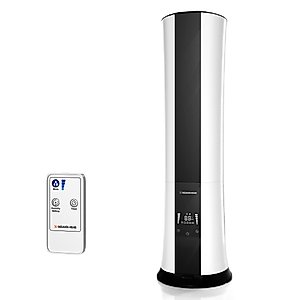 2023 Ultrasonic Humidifiers 6.5L/1.72Gal, MIZUKATA HIKARI Cool Mist Tower Humidifier for Bedroom Large Room Whole House/Room Greenhouse with Remote Control and Essential Oil Tray, Top Fill, Easy Clean