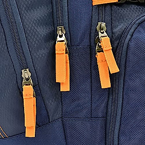 Traveler's Choice Hollin's Trek 19-inch Luggage Backpack, Navy