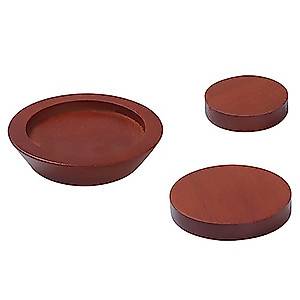 Floor Bed Frame 3pcs Furniture Booster Furniture Leg Pad Table Risers Solid Wood Bed Frame Furniture Lift Floor Sofa Furniture Lift Riser Furniture Foot Pads Bed Risers