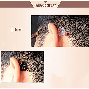 MOLDERP Glasses Ear Grip - Eyeglasses Temple Tip Sleeve Retainer,Anti-Slip Comfort Glasses Retainers For Spectacle, 12 Pairs (Clear1)