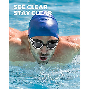 OMID Swim Goggles, P2 Polarized Swimming Goggles for Men Anti-fog Goggles Swimming for Adult Women