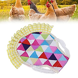 Binyalir Chicken Vest, Soft and Breathable Chicken Saddle Provide Warmth to Poultry in Colder Months Protect Wounds for Poultry