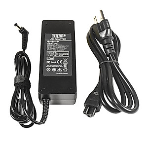 HQRP AC Adapter fits Westinghouse LD-2655VX LD-2657DF LD-2680 LD-2685VX LD-3235 LD-3237 LD-3255VX LD-3257DF LED LCD HDTV TV Power Supply Cord Westing House + Euro Plug Adapter