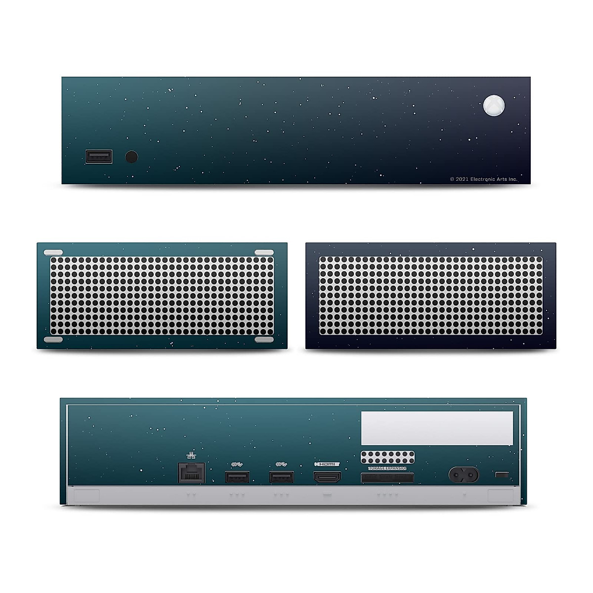 Head Case Designs Officially Licensed EA Bioware Mass Effect Systems Alliance Logo Graphics Vinyl Sticker Gaming Skin Decal Cover Compatible With Xbox Series S Console and Controller Bundle