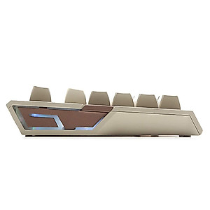 Epomaker Ajazz AK510 104 Keys Retro Mechanical Keyboard with PBT SP Spherical Keycaps and RGB Backlight for Gamer, Programmer, Office Work for or iOS Android Windows (Zorro Brown Switch) (Renewed)