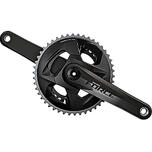 SRAM Force Dub 12-Speed Crankset Black, Gloss, 165mm, 48-35T