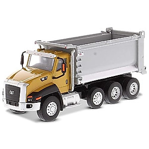 Diecast Masters 1:64 Caterpillar CT-660 Ox Stampede Dump Truck, Play & Collect Series Cat Trucks & Construction Equipment | 1:64 Scale Model Diecast Collectible | Diecast Masters Model 85633