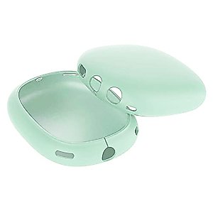 Replacement Soft Silicone Earpads Ear Pads Cushions Protectors Cover Case Accessories Compatible with Apple AirPods Max Headphones (Luminous Green)