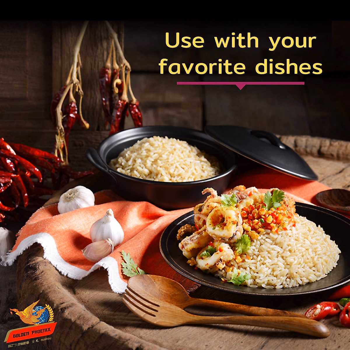 Golden Phoenix Pure Jasmine Rice (100% Thai Jasmine), 10 Pound