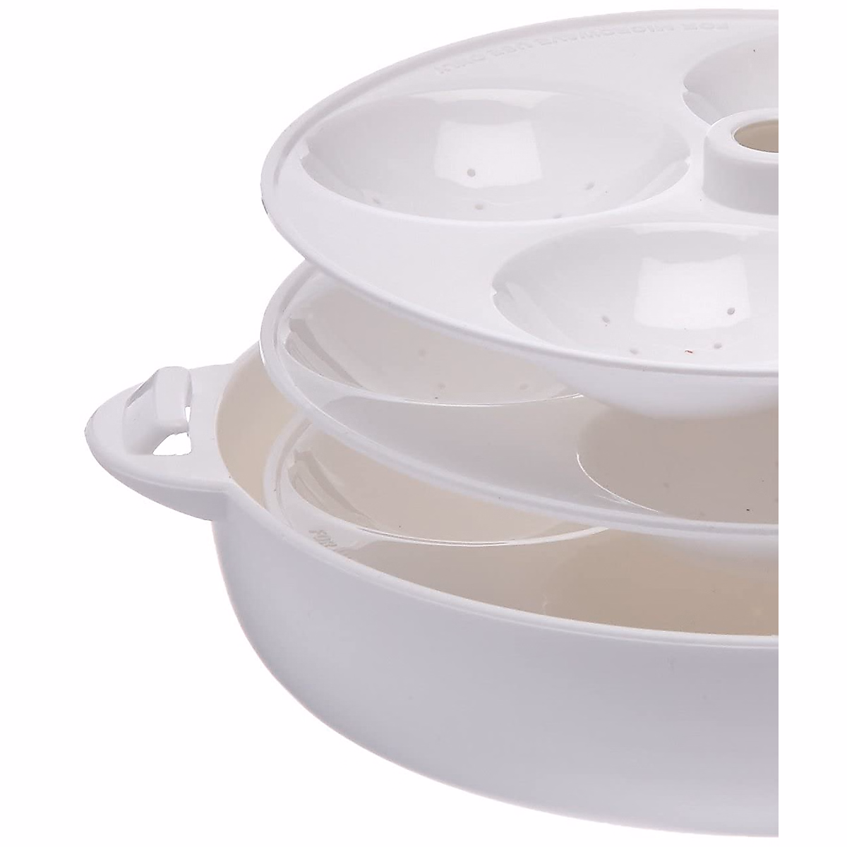 Milton Microwave Idli Maker and Steamer, Makes 12 Idlis, White