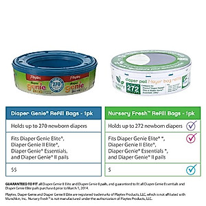 Munchkin 272 Nursery Fresh Diaper Pail Refill, 3.2 Ounce