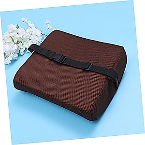 Lumbar Pillow for Car Back Support Pillow Back Cushion Car Lumbar Back Pillow Waist Protection Cushion Car Cushion Slow Pillow Support Pad Lumbar Support Sponge Office Black/1301 ( Color : Coffee , Si