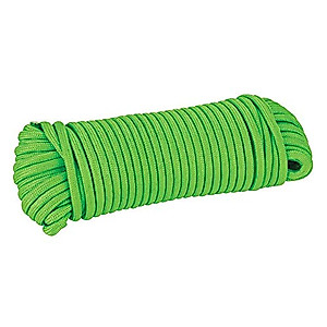 Everbilt 1/8 in. x 50 ft. Neon Green High Visibility Paracord Polypropylene Rope