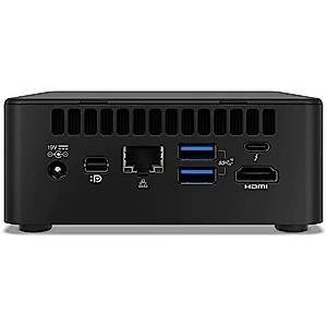 Intel NUC BXNUC9i5QNX1 Home & Business Mini Desktop i5-9300H 4-Core 2.40GHz, 32GB RAM, 256GB PCIe SSD, UHD 630, WiFi 6, BT 5.2, HDMI, USB 3.1, SD Card, Win 10P w/Hub
