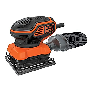 BLACK+DECKER 2.0 Amp Electric 1/4 Sheet Orbit Sander (BDEQS300)