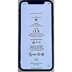 Apple iPhone X, 256GB, Silver - For GSM (Renewed)