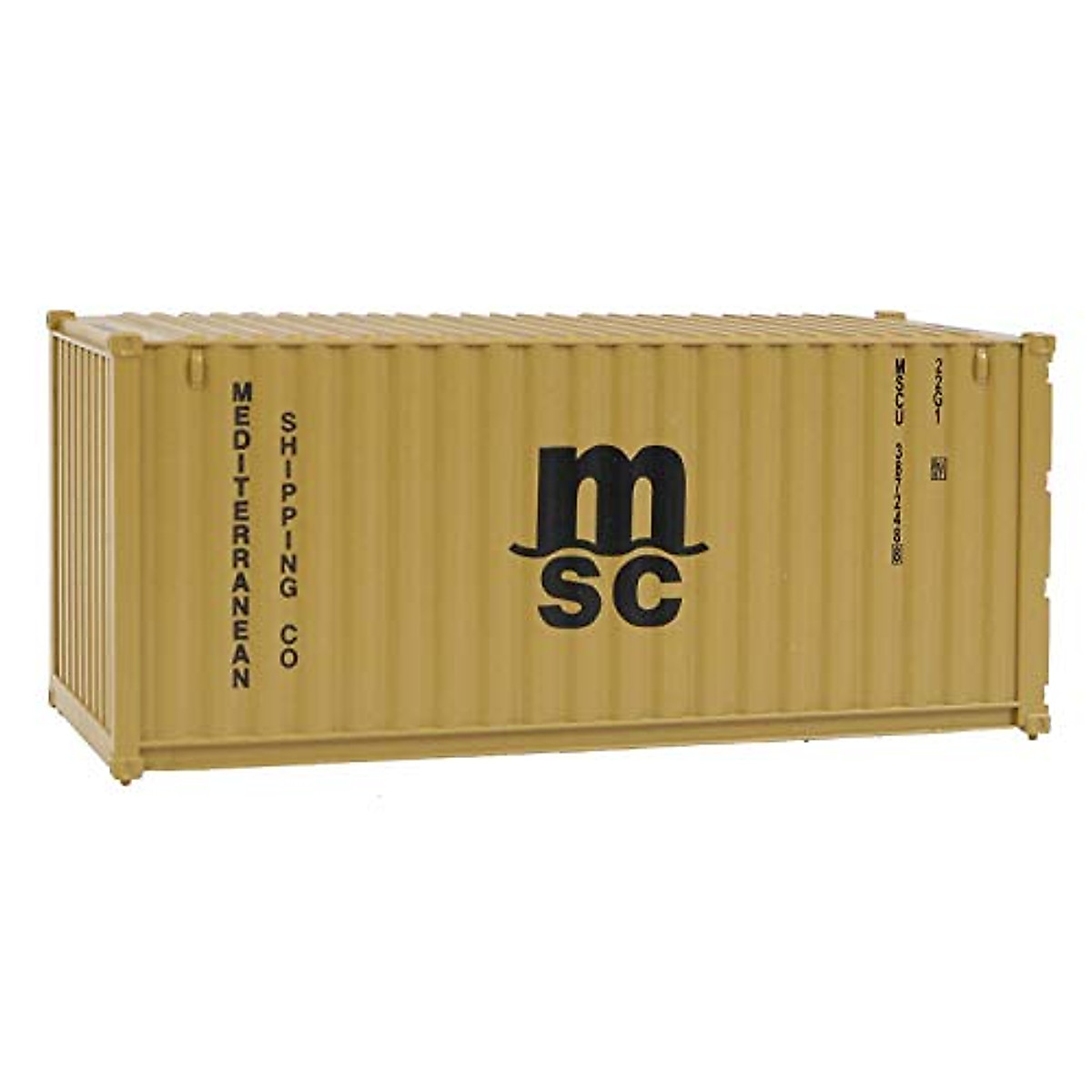 Walthers SceneMaster RS MSC BRN Container, 20'