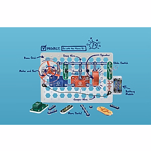 Snap Circuits Pro SC-500 Electronics Exploration Kit | Over 500 Projects Full Color Project Manual 73 + Parts STEM Educational Toy for Kids 8