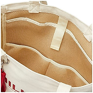 Milkfed PC Pocket Tote Bag, Women's, Red