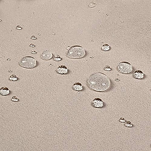 Swing Canopy Replacement, Waterproof Swing Top Cover Canopy Replacement Garden Patio Porch Yard Outdoor, Top Cover Only (74'' x 45'') (Khaki)