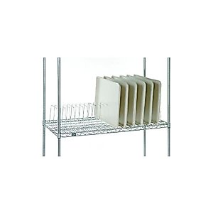 Nexel Tray Drying/Storage Rack, Clear Epoxy Finish, 24" W x 16" L x 8½"H