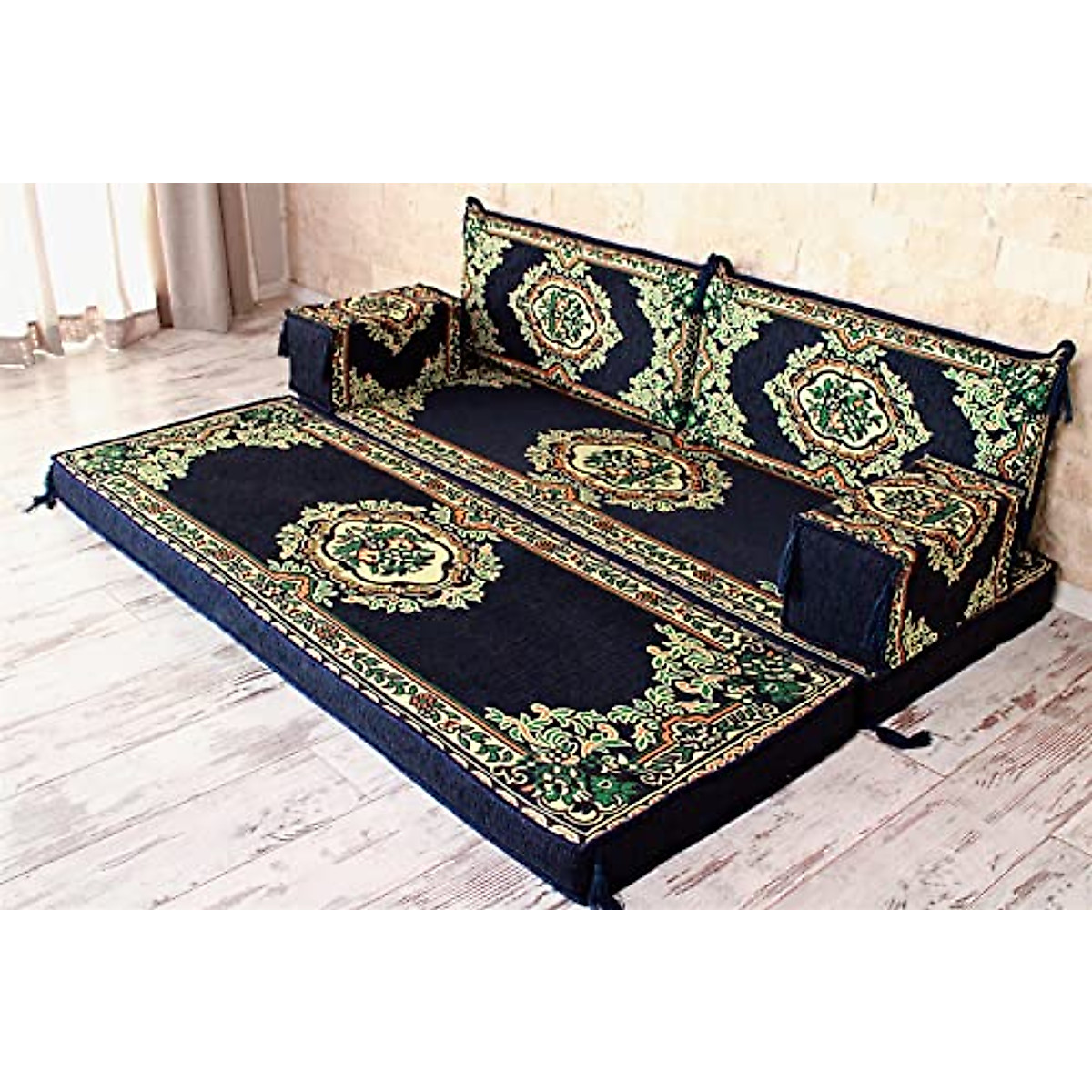 Bench Cushions, Floor Seating, Floor Cushions, Arabic Seating, Arabic Cushions, Arabic Majlis Sofa (With Premium FOAM)