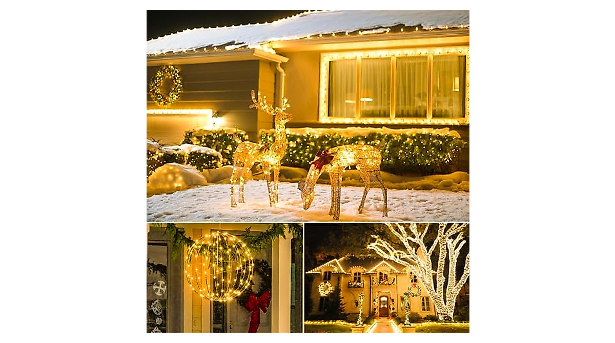 Mlambert 33FT Fairy String Lights - Dimmable & Remote Control