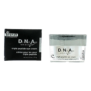 Dr. Brandt Do Not Age Triple Peptide Eye Cream. All-In-One Formula that Smooths Appearance of Fine Lines, and Fades Dark Circles and Reduces Puffiness, 0.5 oz.