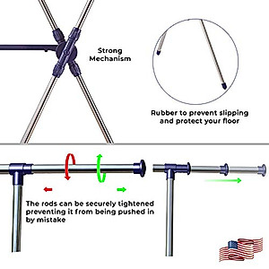 Smart Some Clothes Drying Rack - Foldable Drying Racks for Laundry, Heavy Duty Stainless Steel for Indoor and Outdoor Use (Easy Assembly Video)
