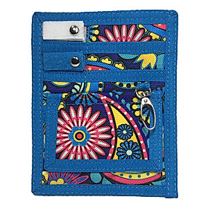Applegate Brands llc Blue Paisley 6 Piece Protective Scrubs Lab Coat Pocket Organizer Kit