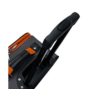 Rockland Journey Softside Upright Luggage Set, Charcoal, 4-Piece (14/19/24/28)