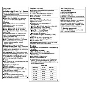 Advil Children's Oral Suspension Flavored Bubble Gum 4 Fl Oz (1-Pack )