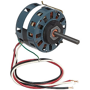 Fasco D178 5" Frame Open Ventilated Shaded Pole Direct Drive Blower Motor with Sleeve Bearing, 1/8-1/11HP, 1050rpm, 115V, 60Hz, 4.5-3.4 amps