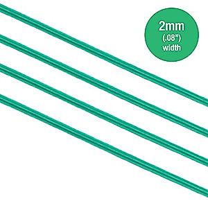 GSM Brands Twist Ties: 328 Feet Plastic Coated Wire to Tie Garden Plant or Office Cable with Convenient, Built-in Cutter (Green)