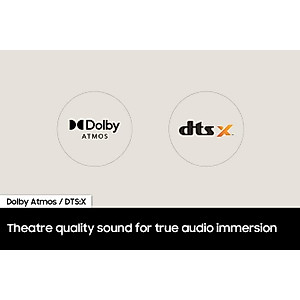 SAMSUNG HW-B550/ZA 2.1ch Soundbar w/Dolby Audio, DTS Virtual:X, Bass Boosted, Subwoofer Included, Adaptive Sound Lite, Bluetooth Multi Device Connection, Wireless Surround Sound Compatible, 2022