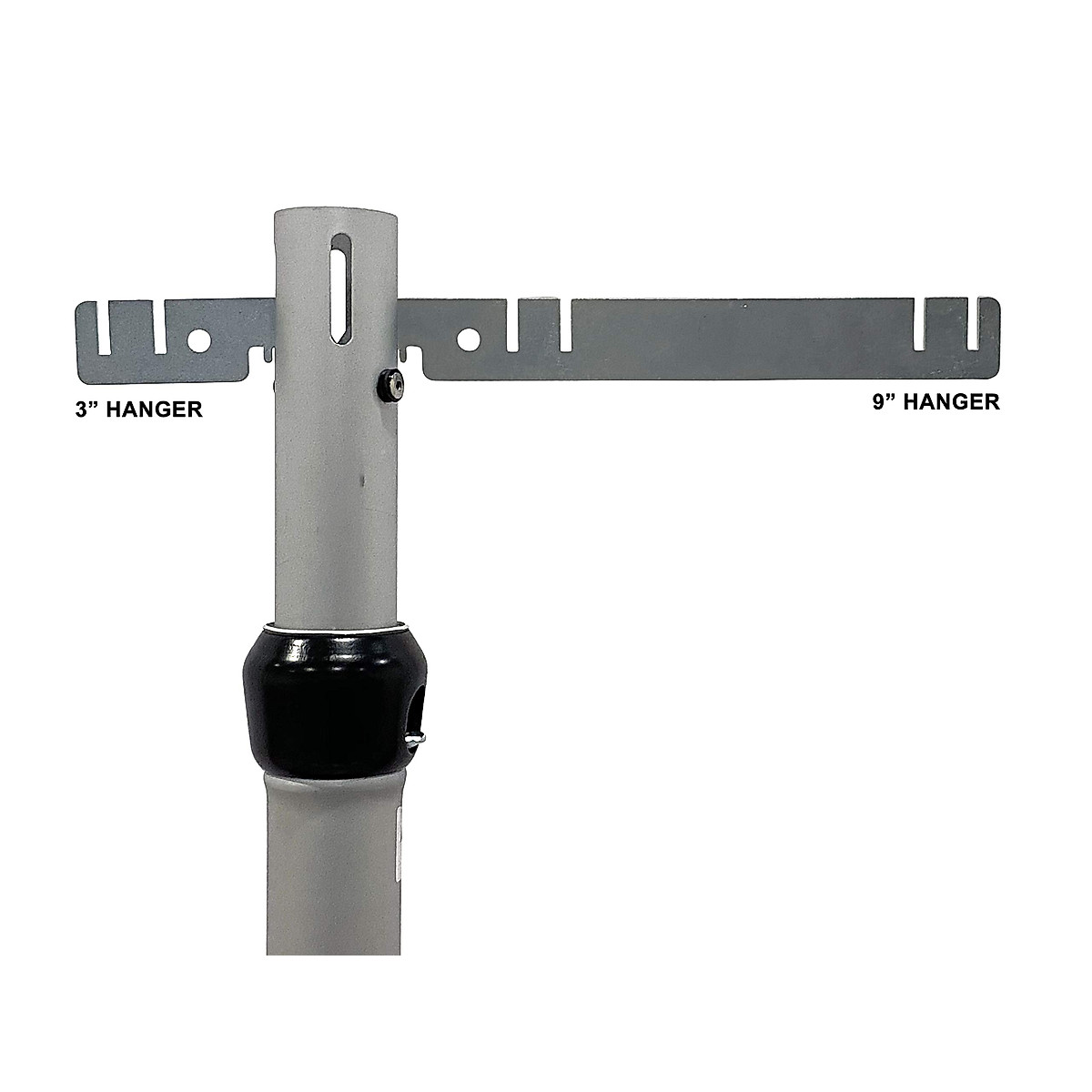 Crossbar Valance Hanger, for Pipe and Drape (3" Hanger, 2 Pack)