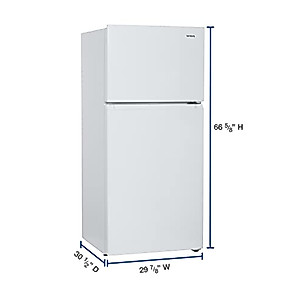 Winia 18 cu. Ft. Top Freezer Refrigerator - White (WZTG18HSWCD)