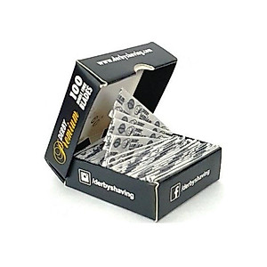 Derby Premium Single Edge Razor Blades, Razor Blades, Single Edge, Ultra Sharp, Chromium - Ceramic - Platinum - Tungsten and Polymer Coated Edges (2)