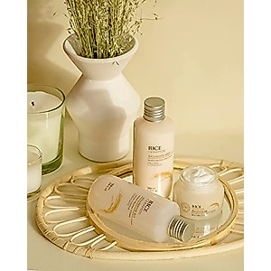 The Face Shop Rice Ceramide Moisturizing Toner - Rice Extract Rice Toner for Face - Strengthens Skin Barrier - Hydrating Targets Dryness - Lightweight Face Moisturizer - Glow Essence Korean Skin Care