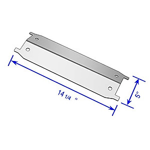 Boloda Steel Grill Heat Plates, 2PCS Grill Burner Replacement Parts, Heat Tent Vaporizor Bar for Brinkmann 810-9213-S, 810-9311-S, 810-9211-S, 810-9212-S Gas Models, Burner Covers