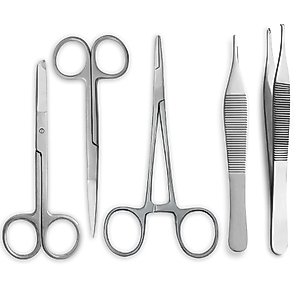 SURGICAL ONLINE - Suture Scissors Set - O.R. Grade Stainless Steel Suture Removal Kit for Medical Training